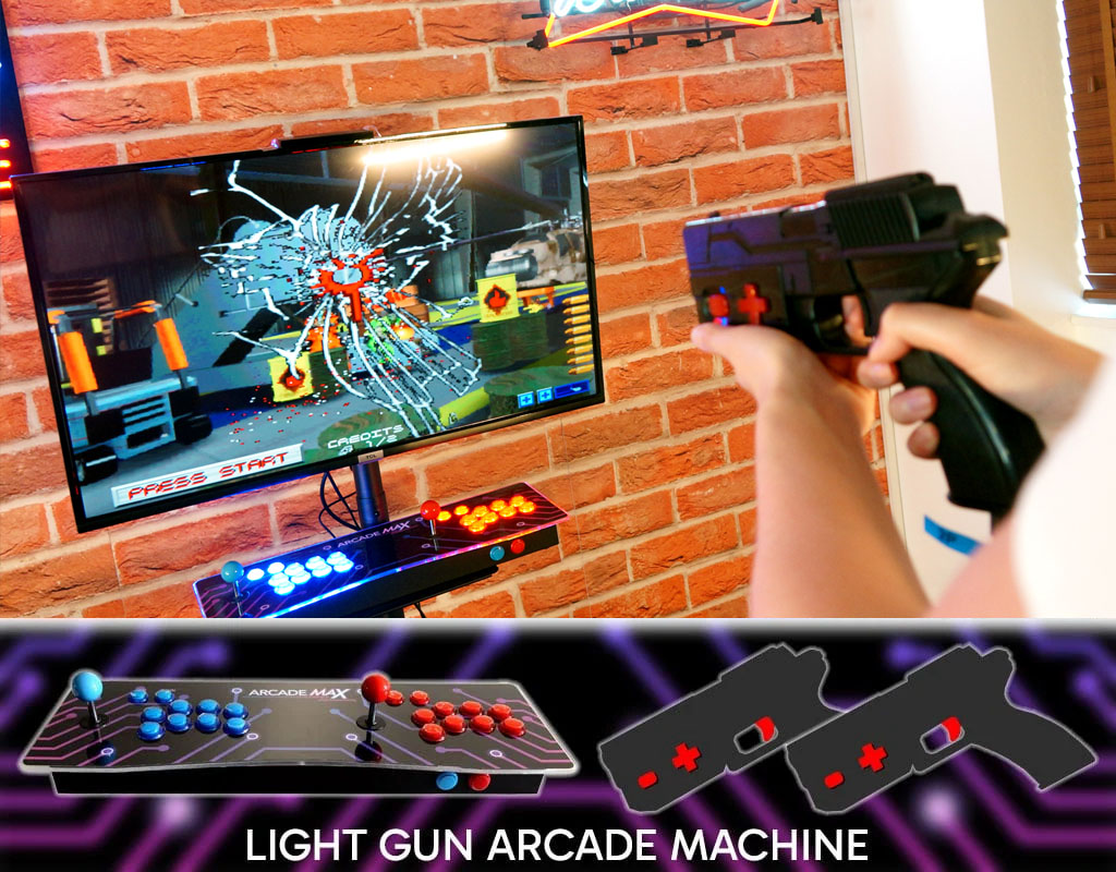 ArcadeMAX Lazer Light Gun TV Console | Free Delivery!