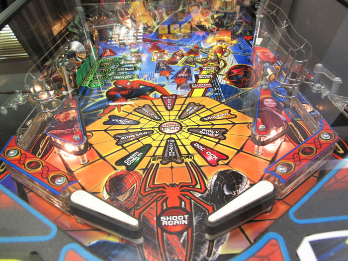 Stern Spider-Man Pinball Machine on Display! | Home Leisure Direct