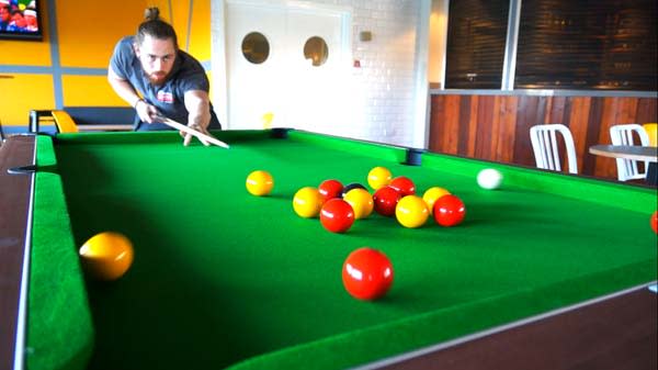 Lucozade Power League Five-A-Side: Pool Table installations
