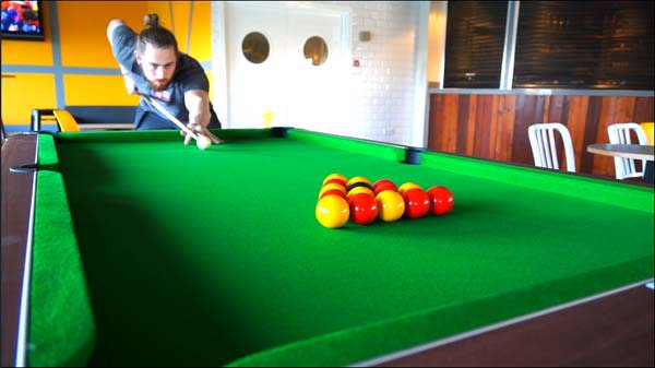 Lucozade Power League Five-A-Side: Pool Table installations