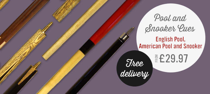 Pool & Snooker Cues for Sale | Home Leisure Direct