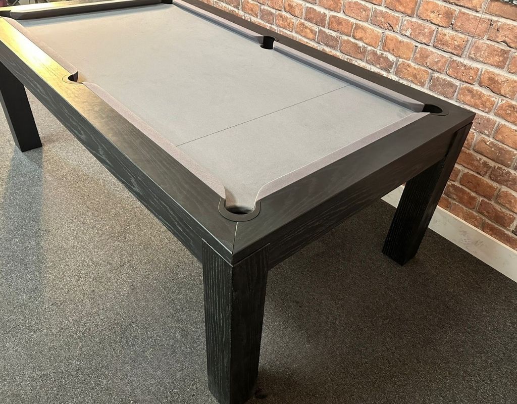Signature Chester Silver Mist Solid Wood Pool Dining Table: 7ft | Free ...