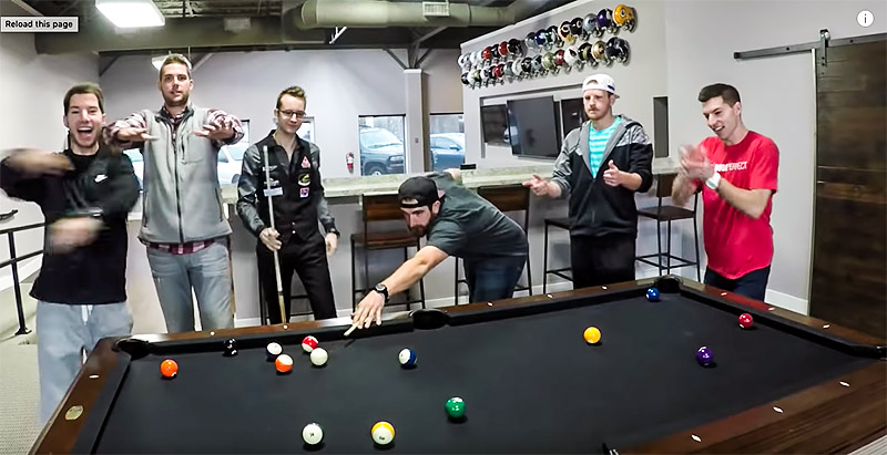 Incredible Pool Trick Shots with Pool Trick Shot legend Florian 'Venom ...