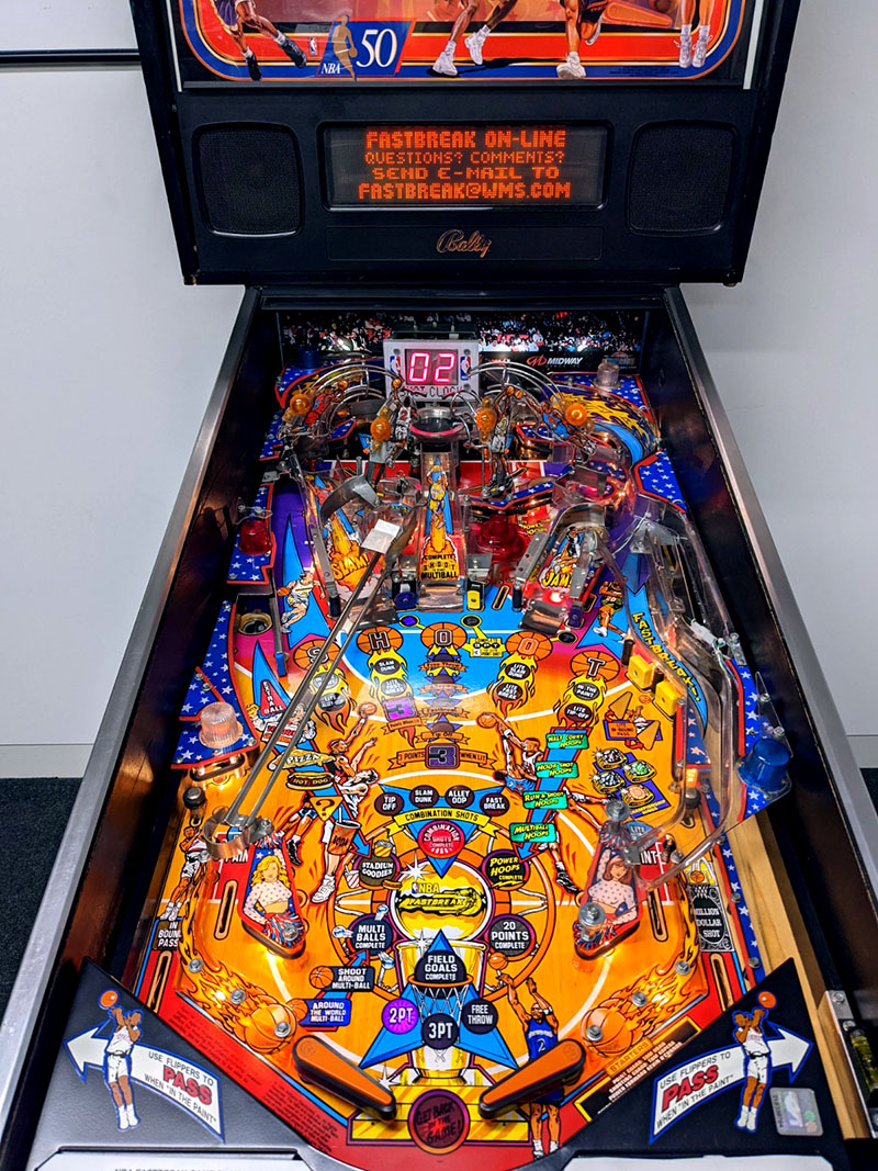 NBA Fastbreak Pinball Machine For Sale UK