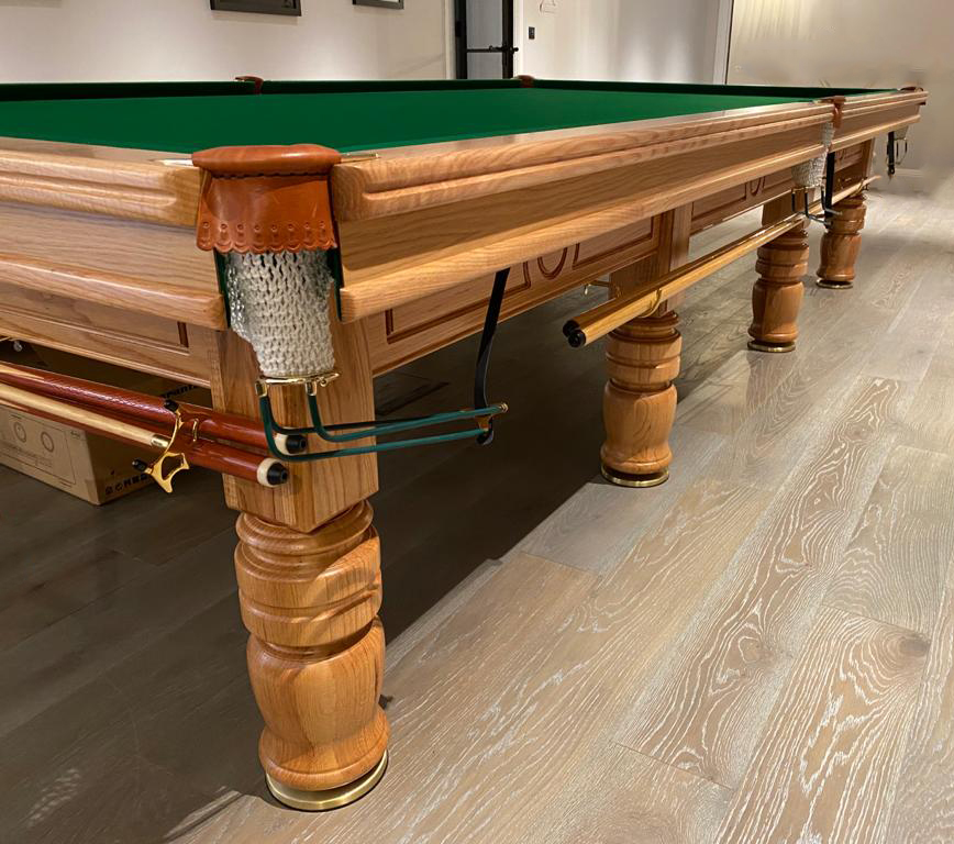 Sam Tagora Snooker Table Oak - 12ft | Free Delivery & Installation!