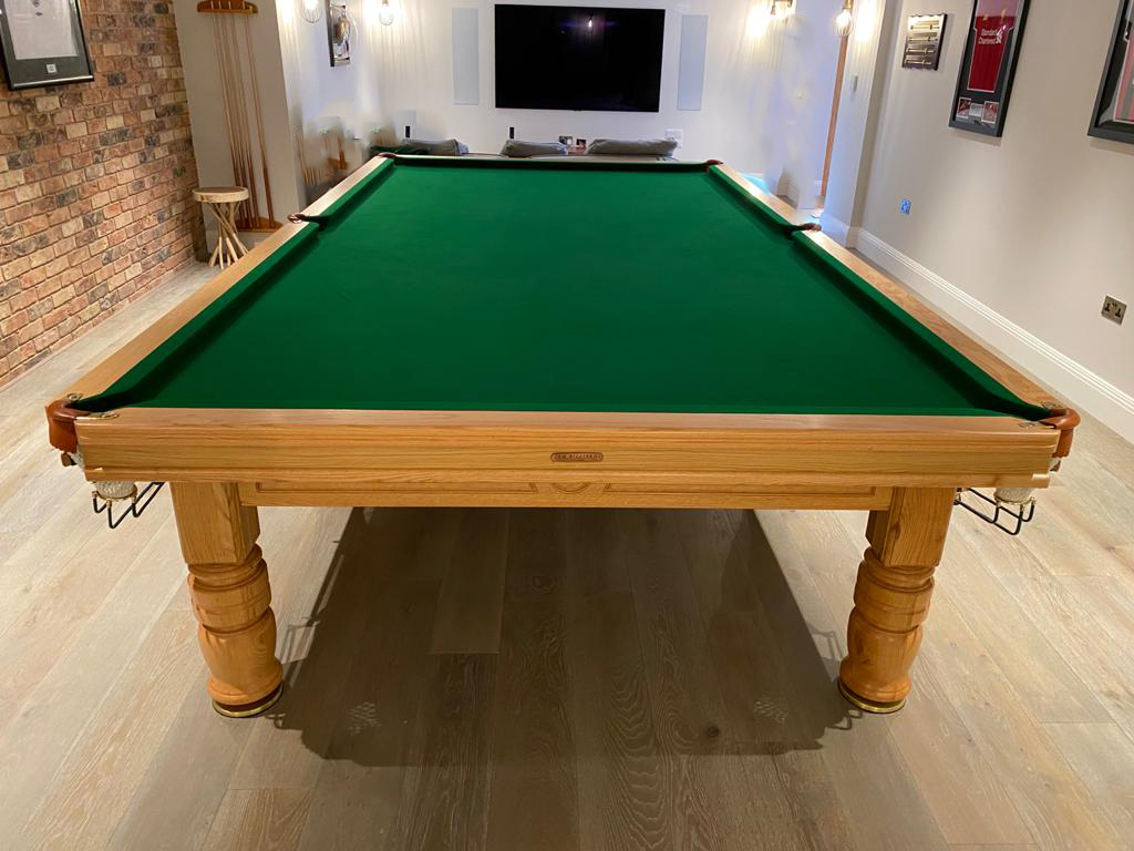 Sam Tagora Snooker Table Oak - 12ft | Free Delivery & Installation!