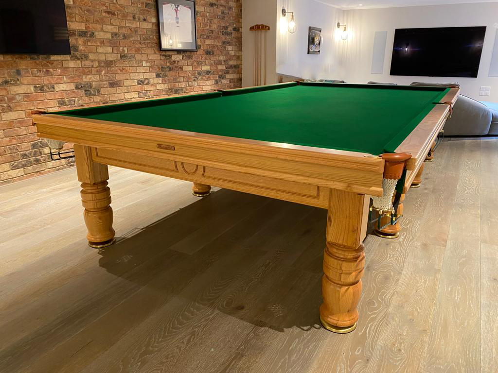 Sam Tagora Snooker Table Oak - 12ft | Free Delivery & Installation!