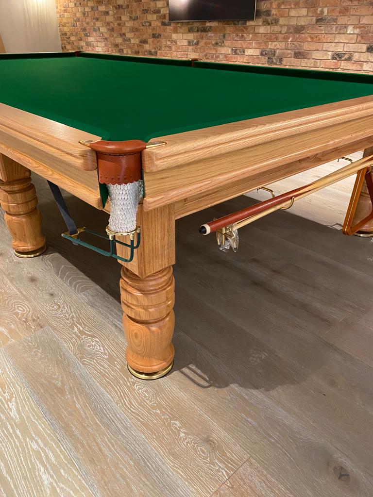 Sam Tagora Snooker Table Oak - 12ft | Free Delivery & Installation!