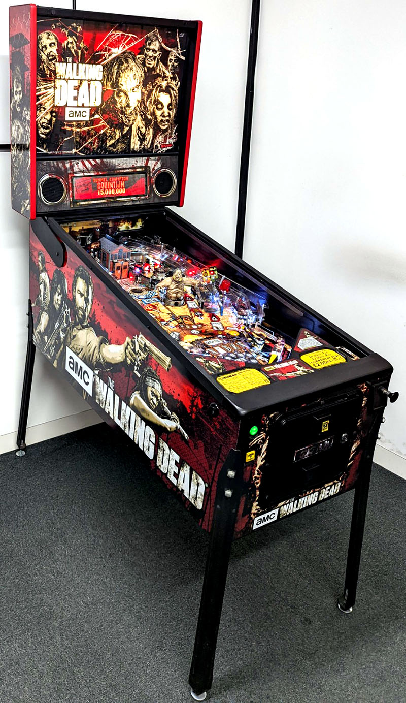 New Stern The Walking Dead Limited Edition Pinball Machine The Walking ...
