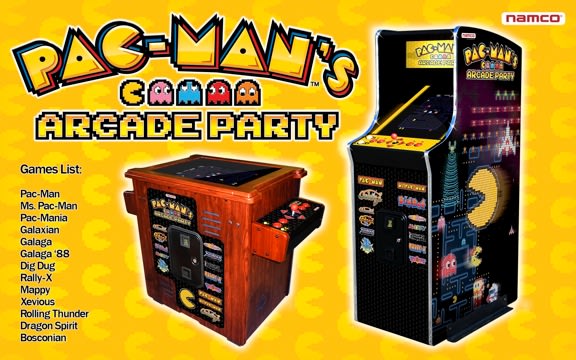 Namco Pac Man Arcade Party Machine