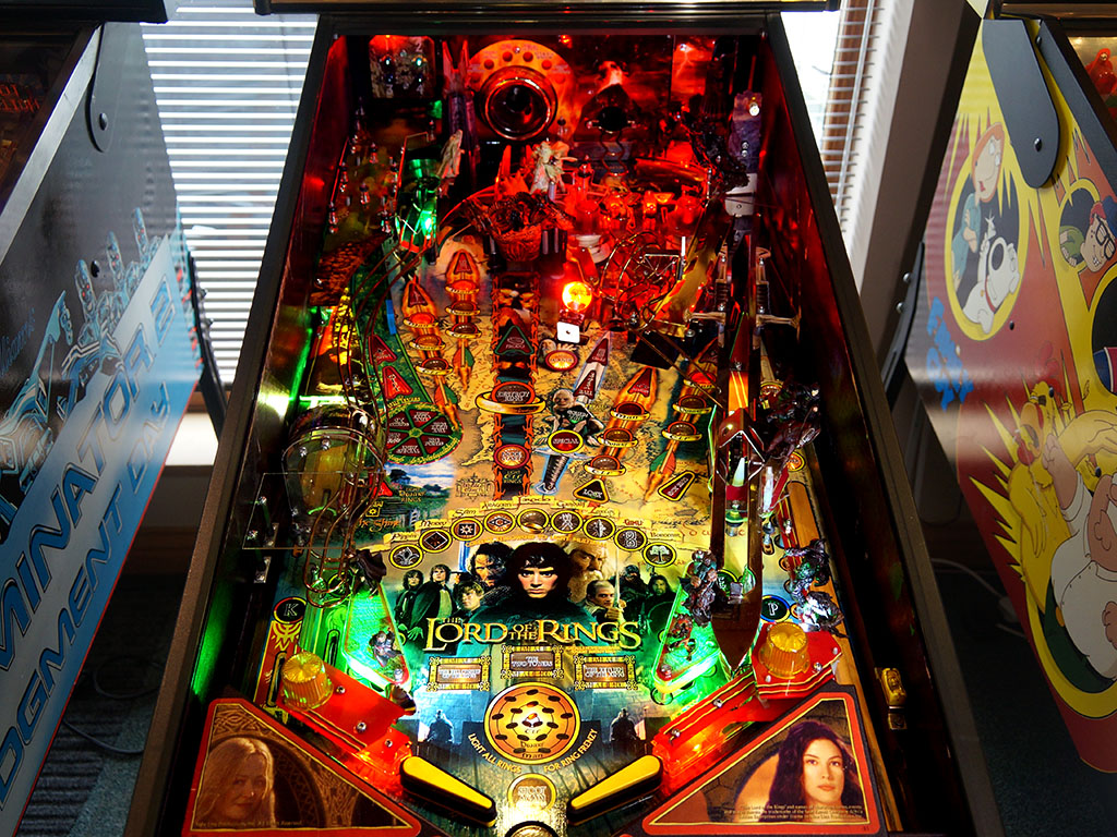 Lord Of The Rings Pinball Playfield