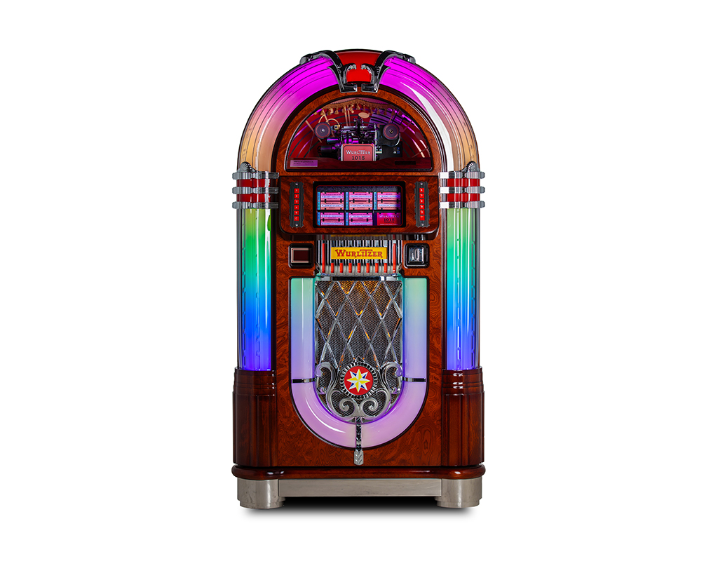 Wurlitzer 1015 'Tribute' Vinyl Jukebox | Home Leisure Direct