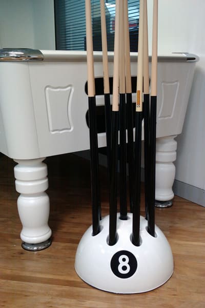 Eight Ball Black Floorstand - 9 Cues | Free Delivery!